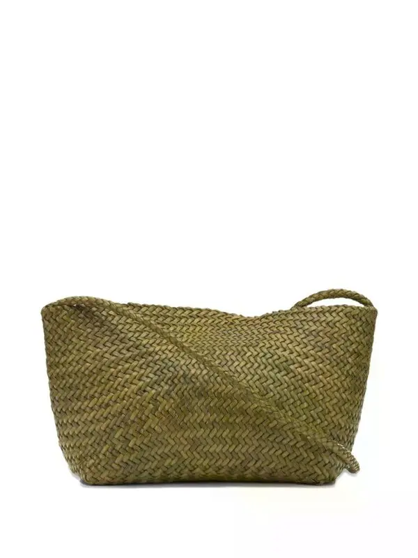 Dragon Diffusion Corsina Woven Shoulder Bag - Green