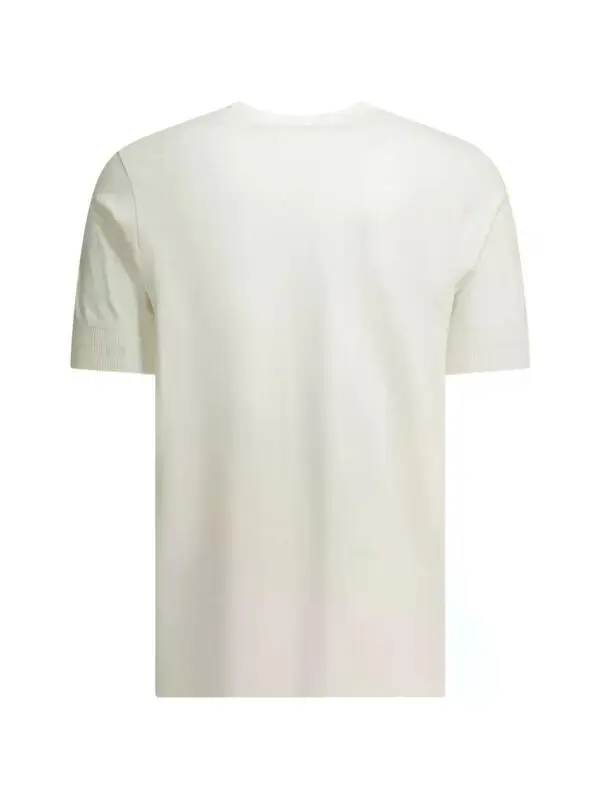 MERZ B. SCHWANEN Button-placket Short-sleeve T-shirt