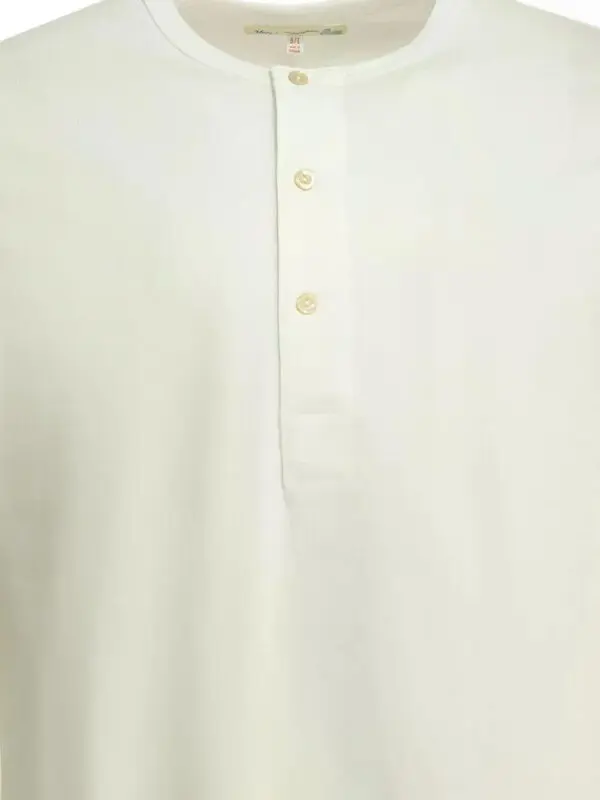 MERZ B. SCHWANEN Button-placket Short-sleeve T-shirt