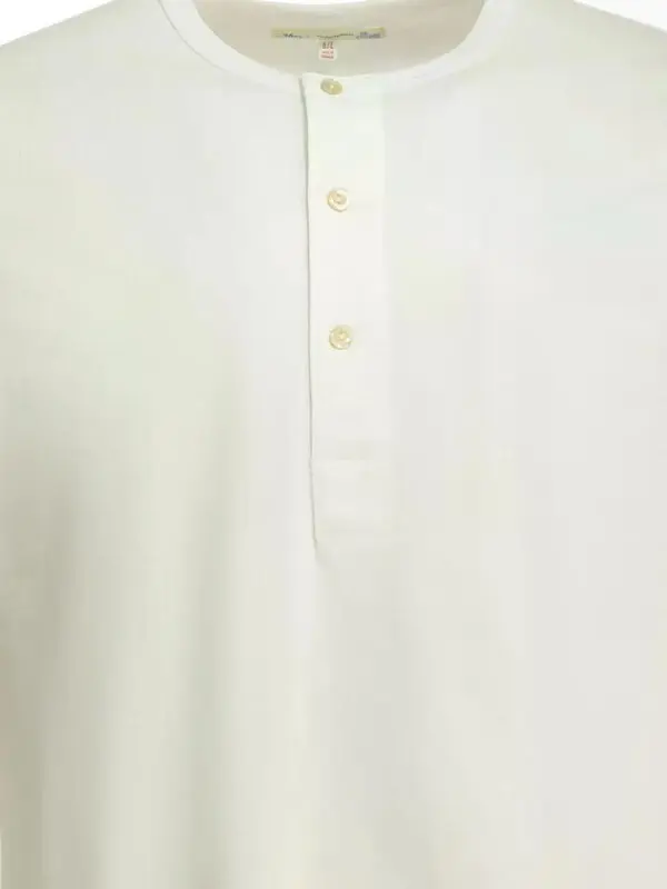 MERZ B. SCHWANEN Button-placket Short-sleeve T-shirt