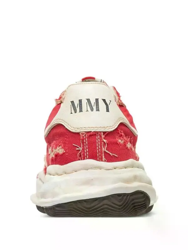 Mihara Yasuhiro Blakey Distressed Canvas Sneakers