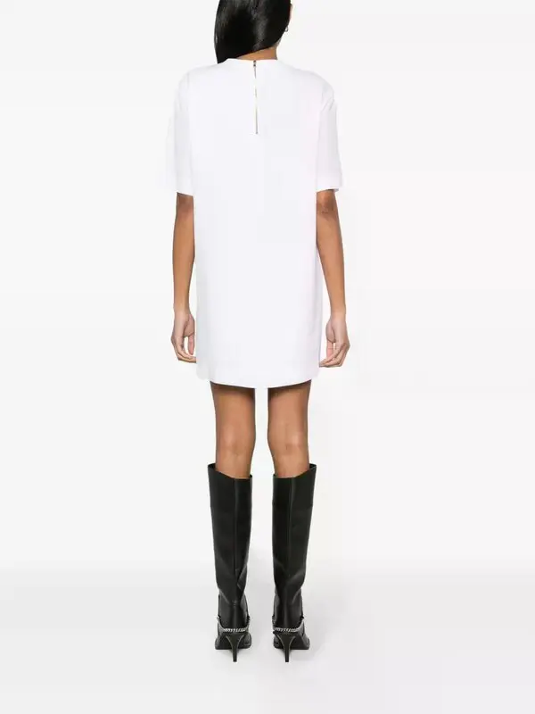 Moschino Print Crewneck Minidress