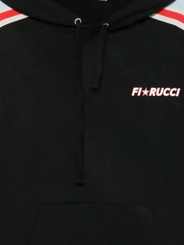 Fiorucci Logo-print Side-stripe Hoodie