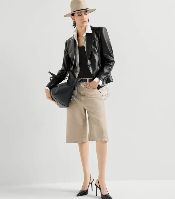 Brunello Cucinelli Stretch-silk Reversible Tank Top