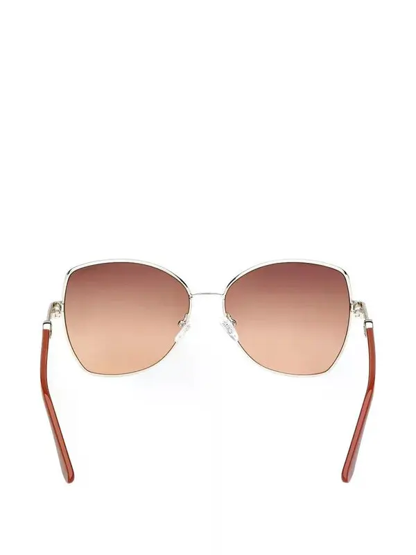 Guess Cat-eye Sunglasses With Logo Plaque