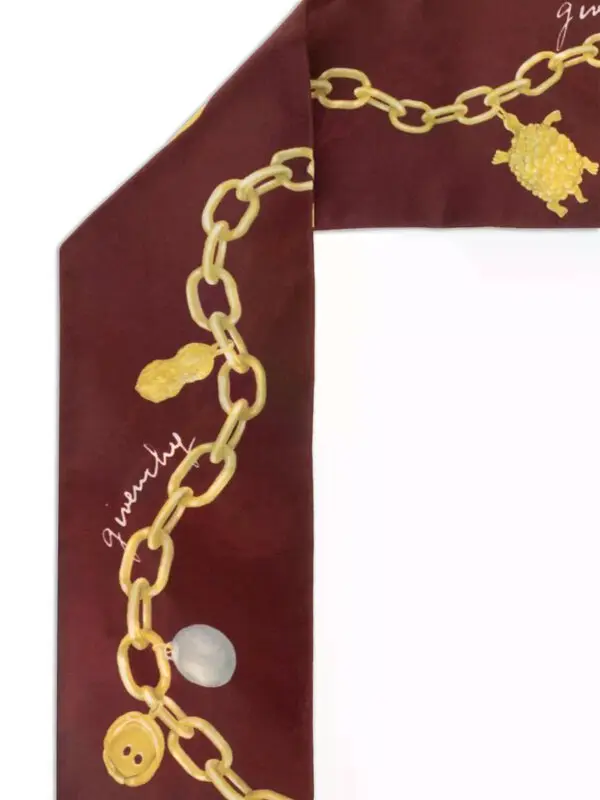 Givenchy Chain-print Scarf