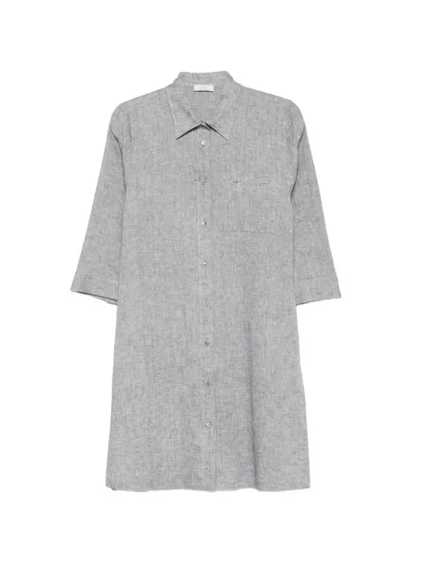 Peserico Classic Collar Shirt - Grey