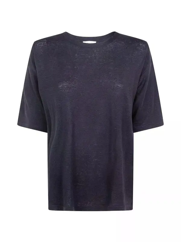 MA'RY'YA Linen T-shirt - Blue
