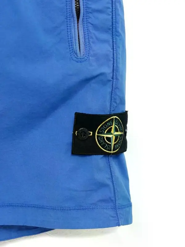 Stone Island Compass Logo-patch Shorts