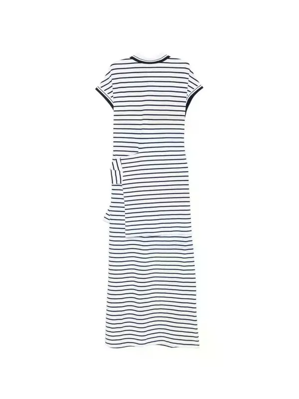 JUUN.J Striped Cotton Polo Dress