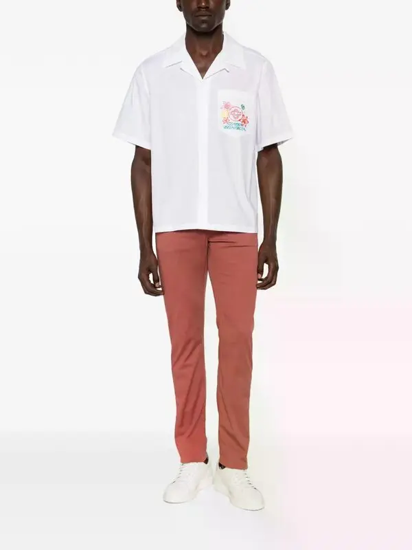 Incotex Slim-fit Trousers With Belt Loops