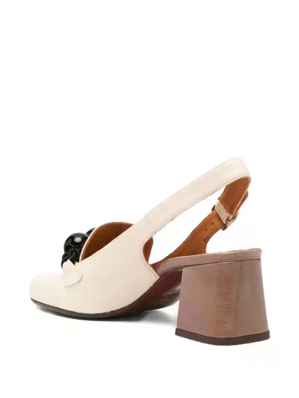Chie Mihara Moby Bead Embellished Slingback Pumps