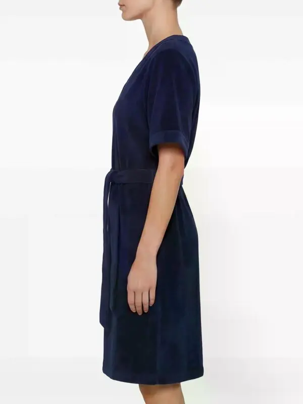 Vilebrequin Terry-cloth V-neck Dress - Blue
