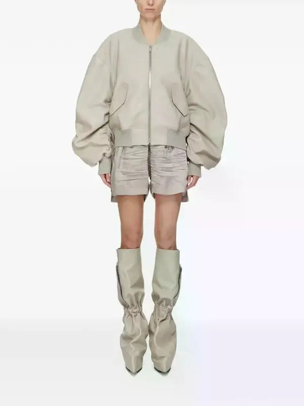 Rick Owens Temple Ruched Shorts