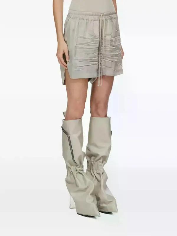 Rick Owens Temple Ruched Shorts
