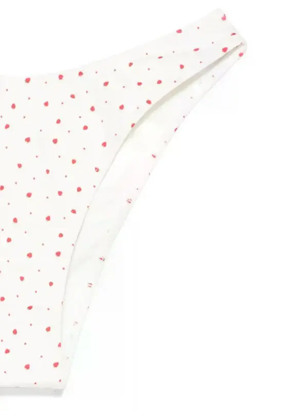 Frankies Bikinis Strawberry-print Bikini Bottom