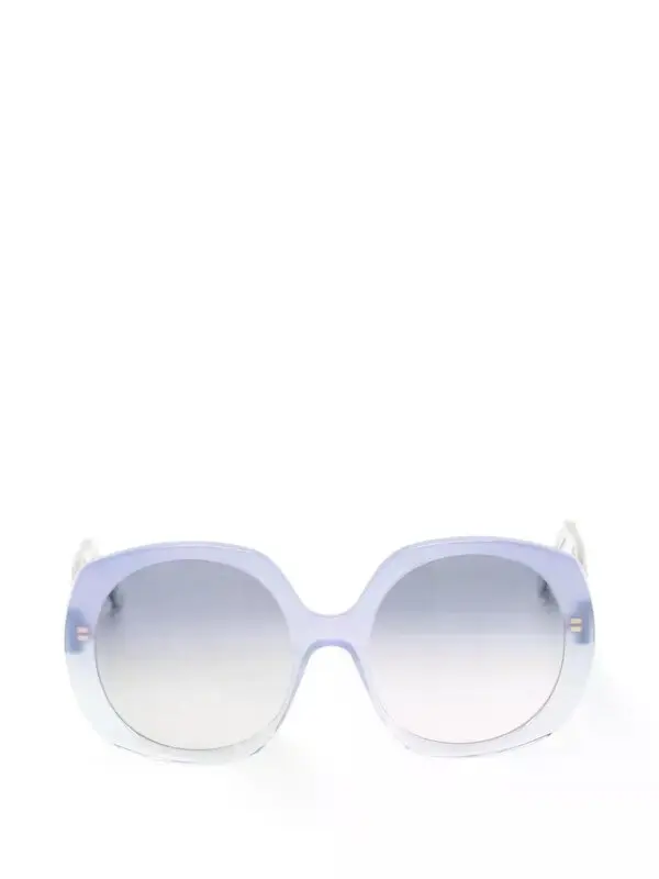 ANDY WAWA Paris Round-frame Sunglasses - Blue