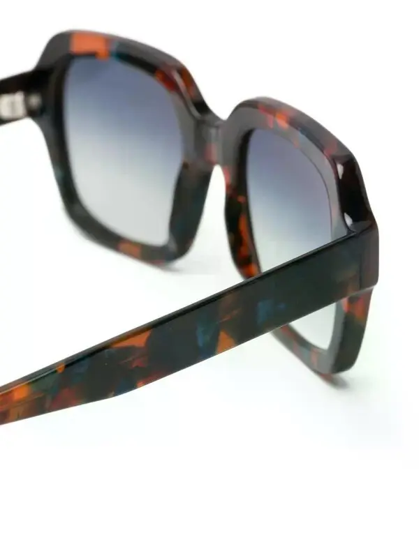 ANDY WAWA Tortoiseshell-effect Square-frame Sunglasses