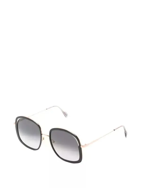 ANDY WAWA Square Frame Sunglasses With Gradient Lenses - Black