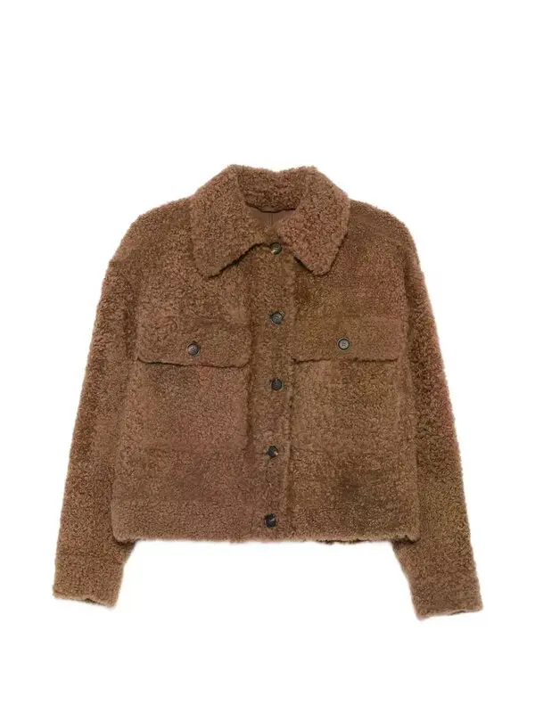 Brunello Cucinelli Textured Shearling-effect Jacket