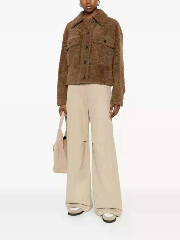 Brunello Cucinelli Textured Shearling-effect Jacket