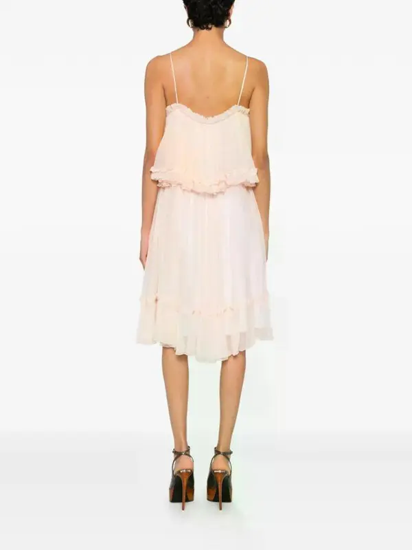Chloé Ruffled Midi Dress