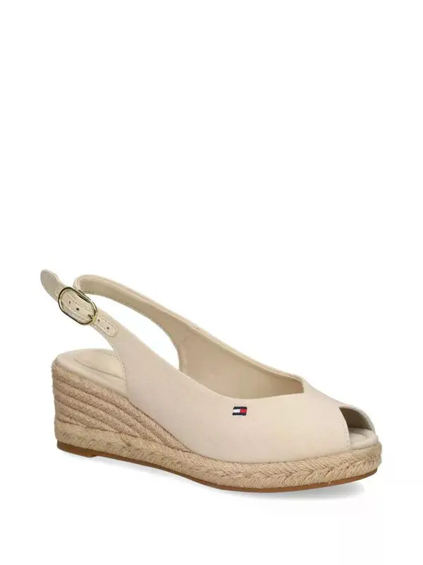 Tommy Hilfiger Peep-toe Wedge Espadrille Sandals