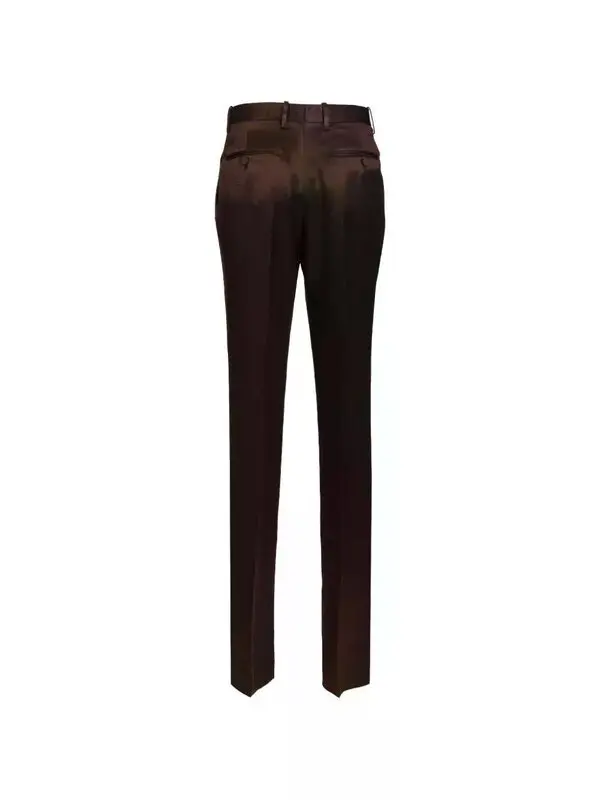 TOM FORD Pleated Trousers - Brown