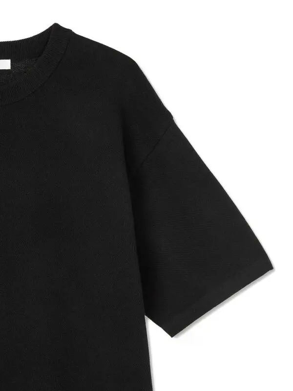 STUDIO TOMBOY Logo Print Cotton T-shirt - Black
