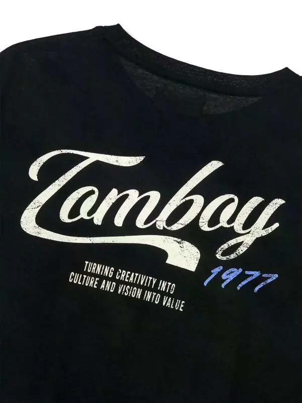 STUDIO TOMBOY Logo Print T-shirt - Black