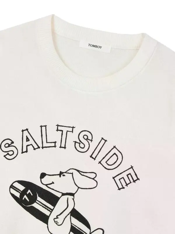 STUDIO TOMBOY Graphic Print Cotton T-shirt