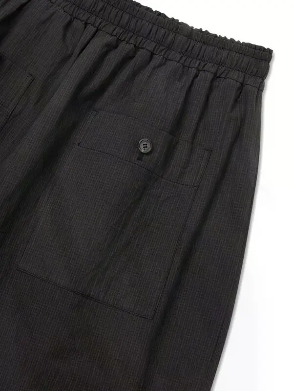 STUDIO TOMBOY Check-pattern Drawstring Trousers