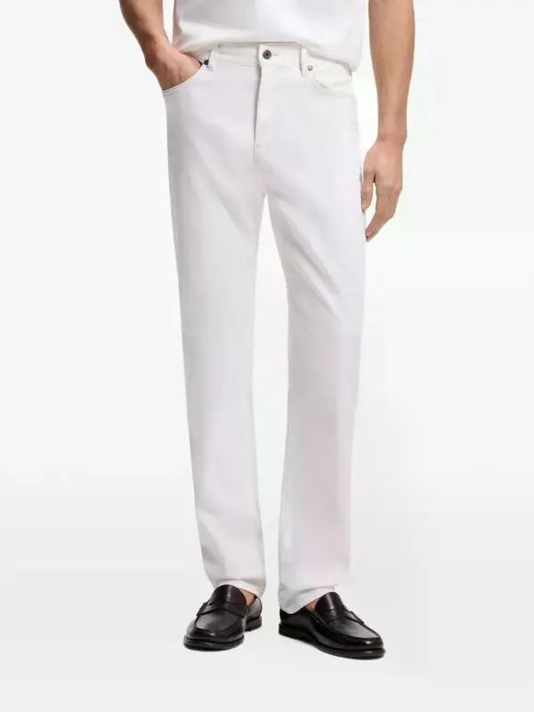 BOSS Logo Patch Slim Cut Jeans
