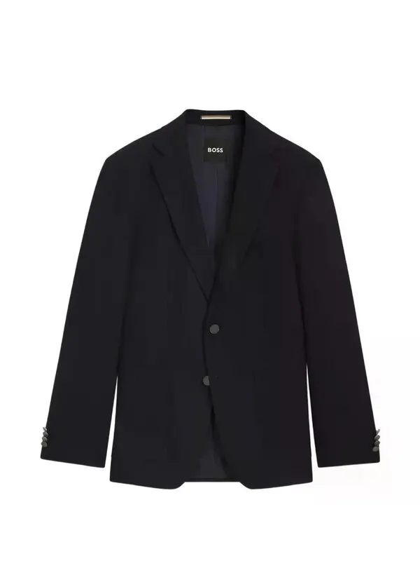 BOSS Single-breasted Patch-pocket Blazer