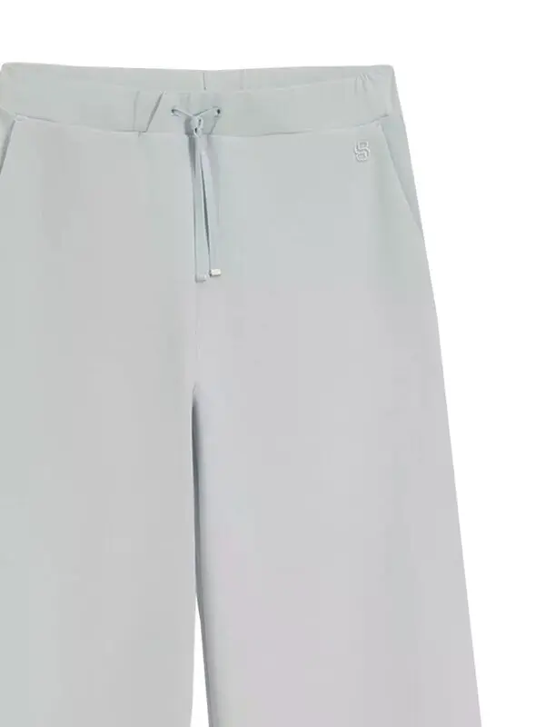 BOSS Drawstring Waist Wide-leg Track Pants - Blue