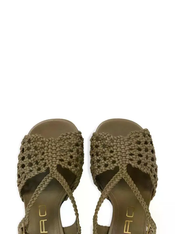Etro Woven Slingback Sandals