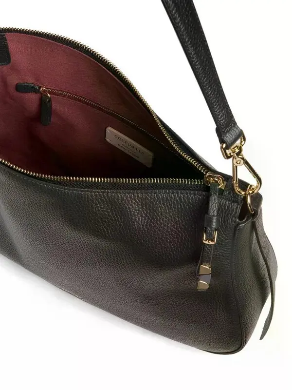COCCINELLE Grainy Leather Shoulder Bag