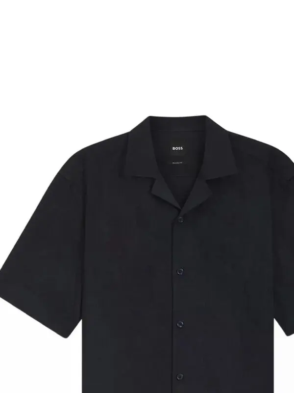 BOSS Short-sleeve Camp-collar Shirt