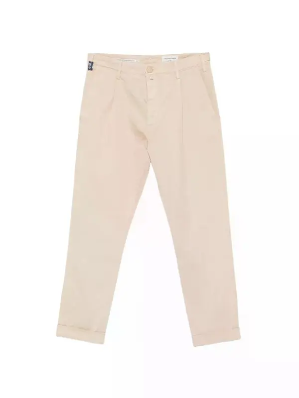 Jacob Cohen Henry Pleated Turn-up Trousers
