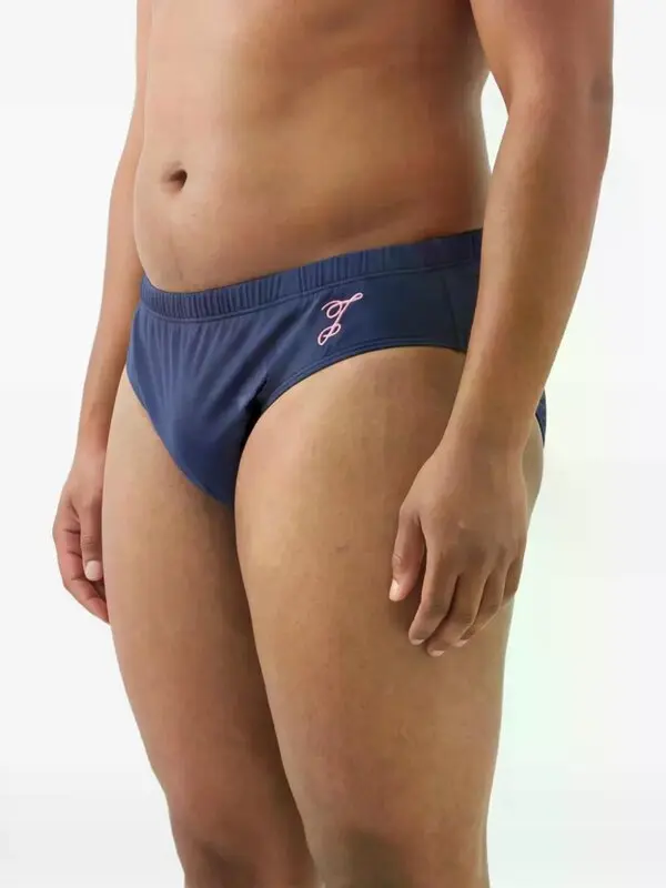 Jacquemus Logo Embroidered Swimming Trunks