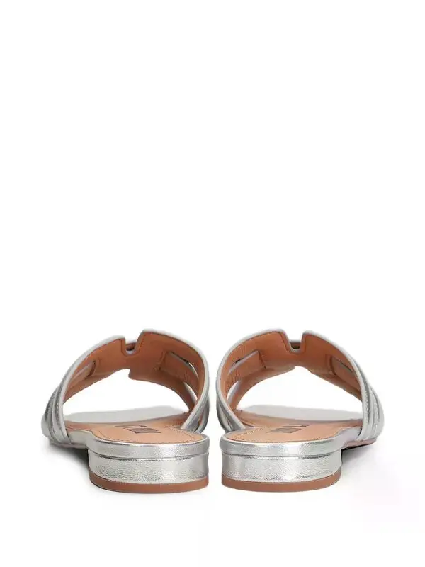 BIBI LOU Holly -tone Interwoven Strap Flat Sandals