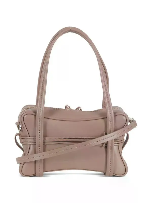 BIASIA Mini Edwige 4ever Carabiner Leather Tote Bag - Neutrals