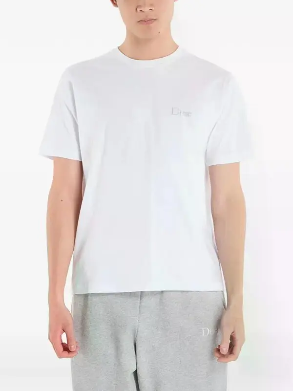 DIME Logo-detail T-shirt - White