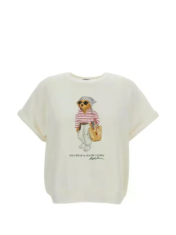 Polo Ralph Lauren Polo Bear Printed T-shirt - White