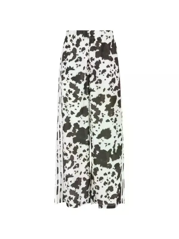 Adidas Cow Print Track Pants - White