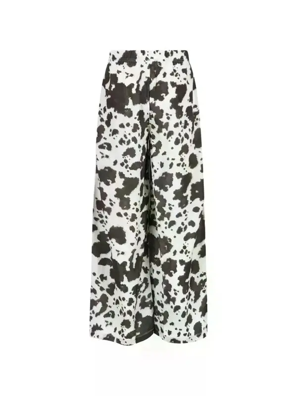 Adidas Cow Print Track Pants - White