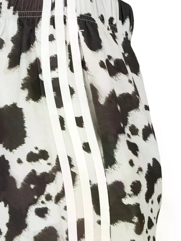 Adidas Cow Print Track Pants - White