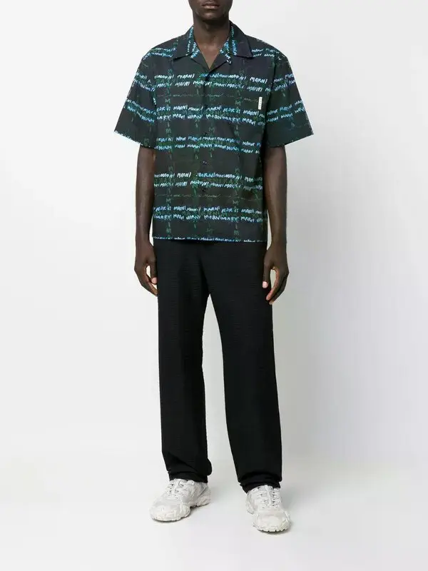 Marni All-over Logo-print Shirt