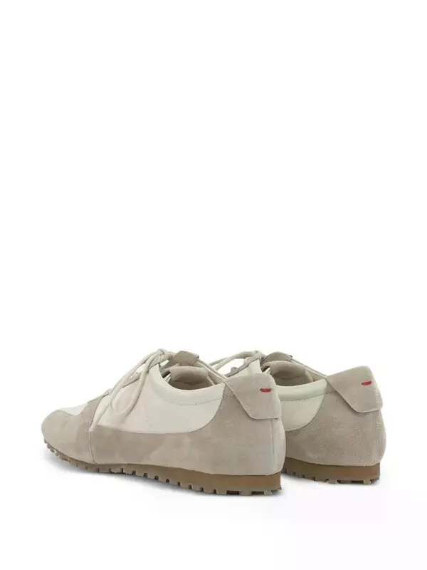 AeydĒ Uma Panelled Suede Sneakers - Neutrals
