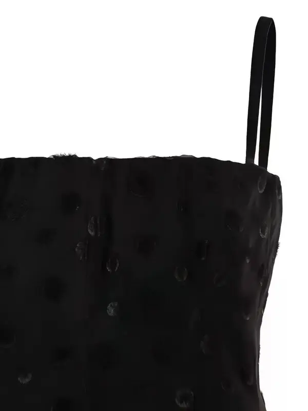 Sportmax Polka-dot Strapless Mini Dress